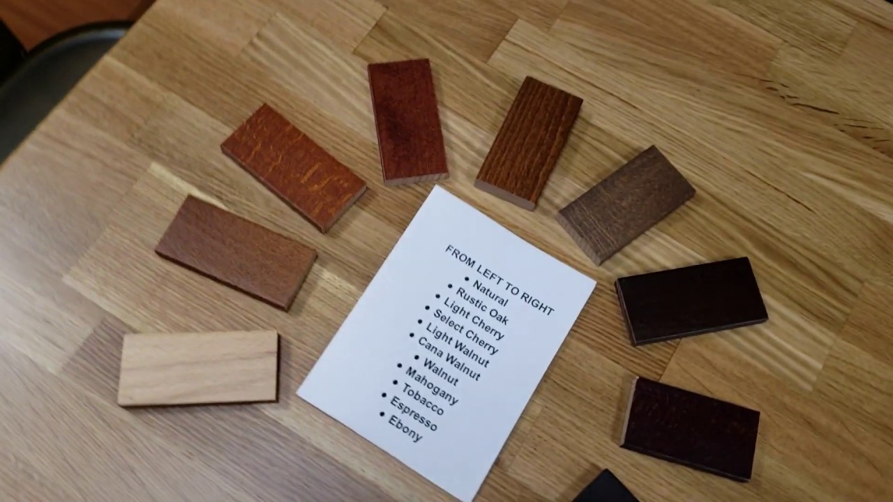 Standard Stain Samples For Restaurant Table Tops Oak,Ash,Pine,Beech ...