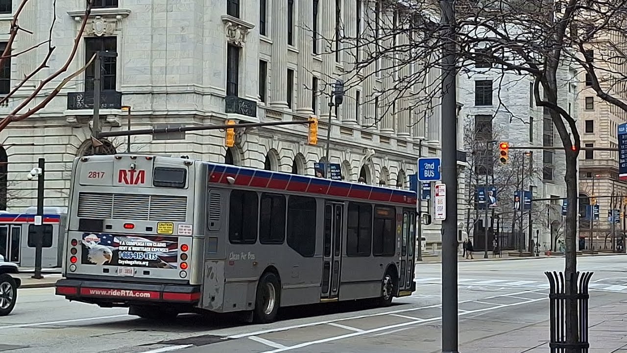 Cleveland RTA bus 2817(NABI) - YouTube