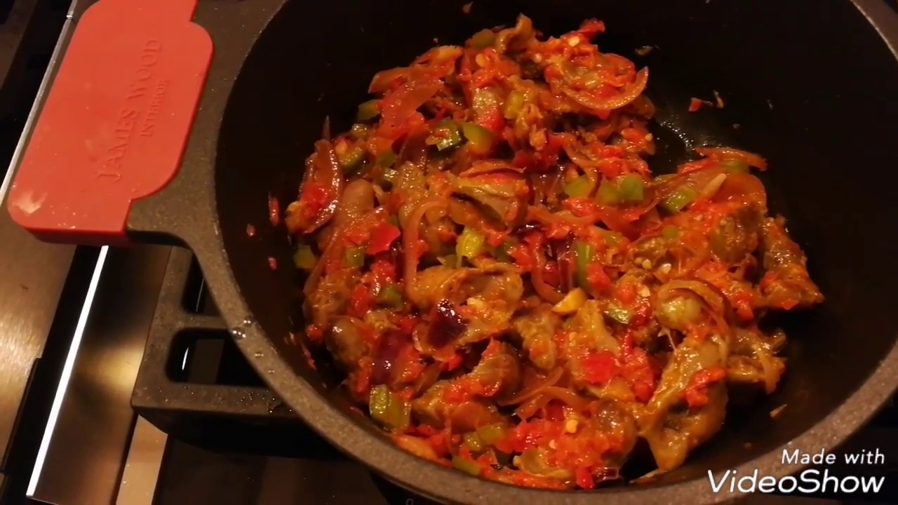 NIGERIAN PEPPERED GIZZARD - YouTube
