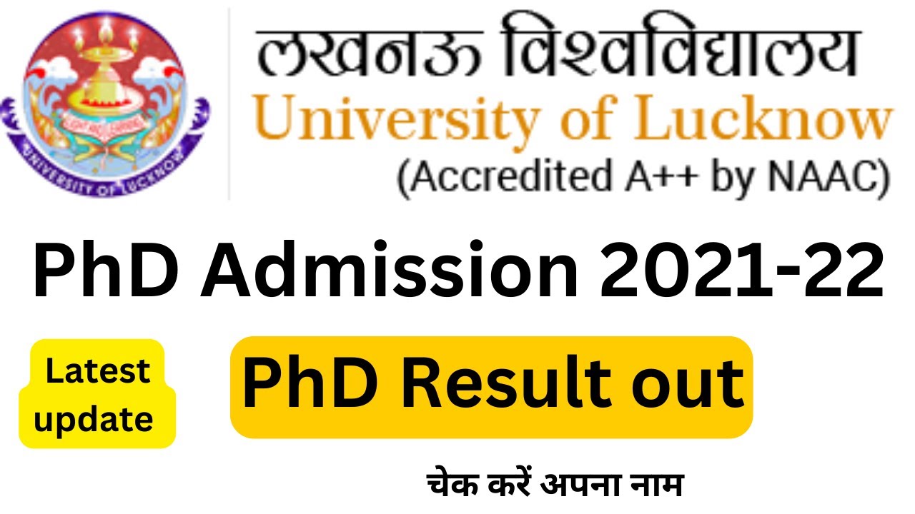 Lucknow University Phd Result 2022 Lu Phd Result Out 2022 Phd lucknow-university-phd-result-2022-lu-phd-result-out-2022-phd