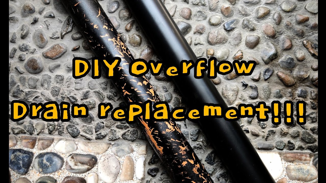 DIY Overflow Drain Replacement!!! - YouTube