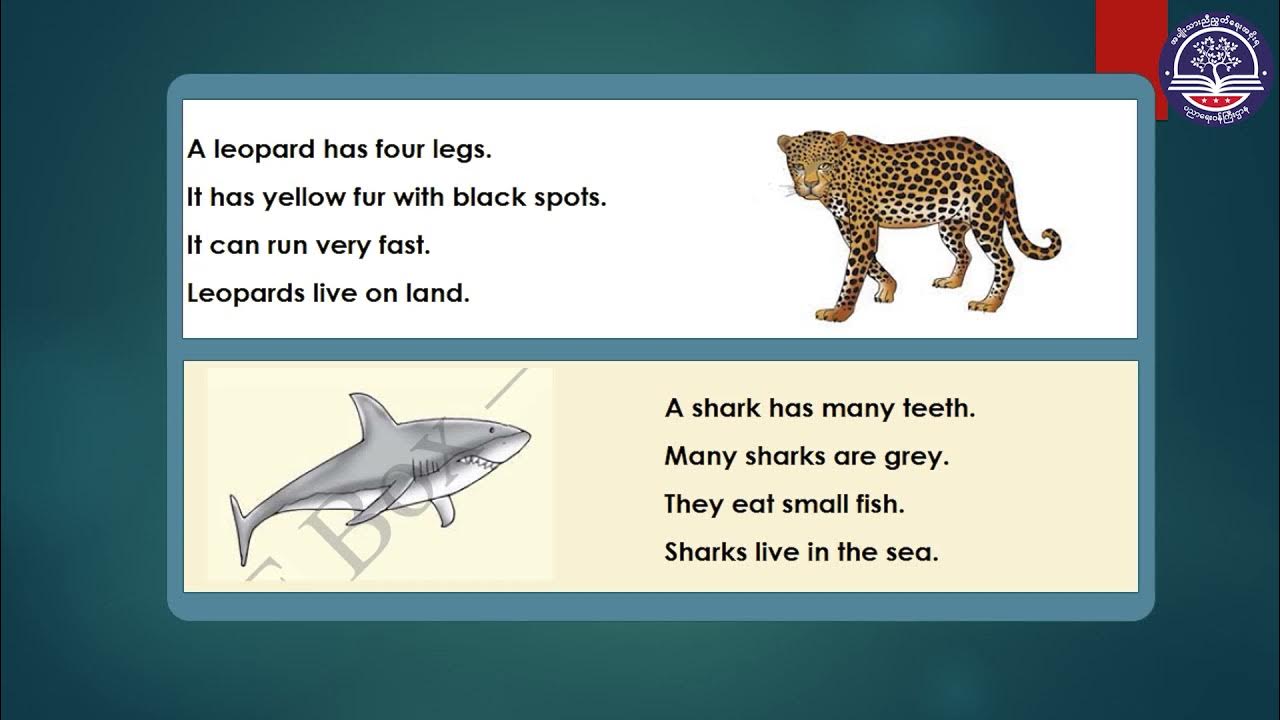 Grade 4 English Unit 2 Animals, Lesson 2 (Is it a land animal?), Page ...