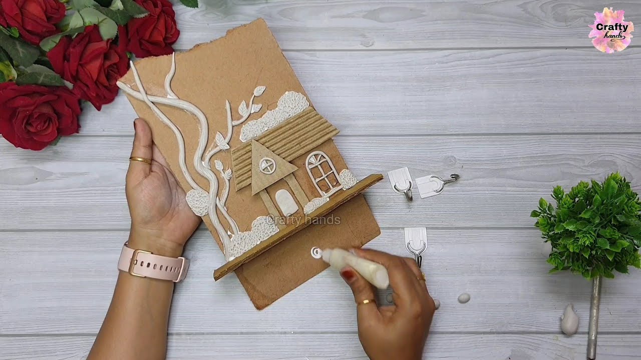 A very easy and beautiful home decor craft | key holder making | DIY ...