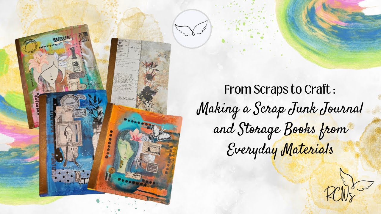 From Scraps to Crafts: Making a Scrap Junk Journal and Storage Books ...