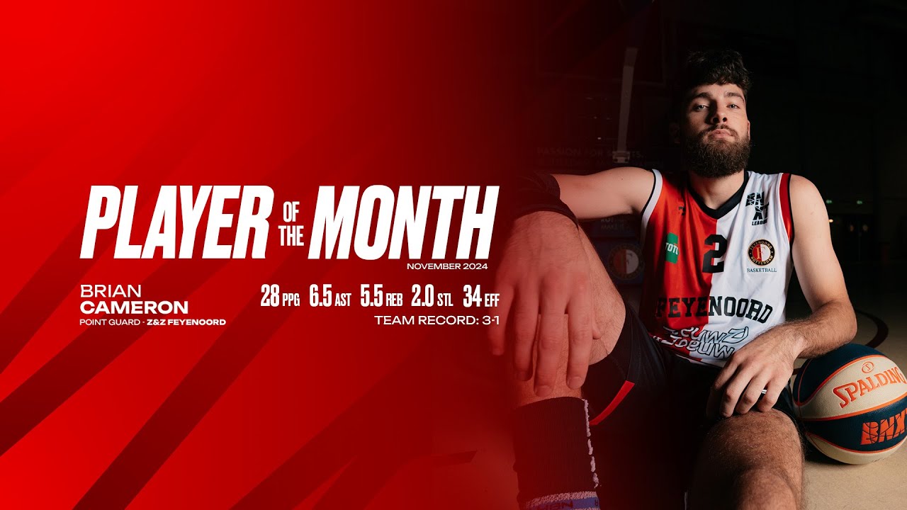 Brian Cameron is the Player of the Month for November #bnxtleague - YouTube