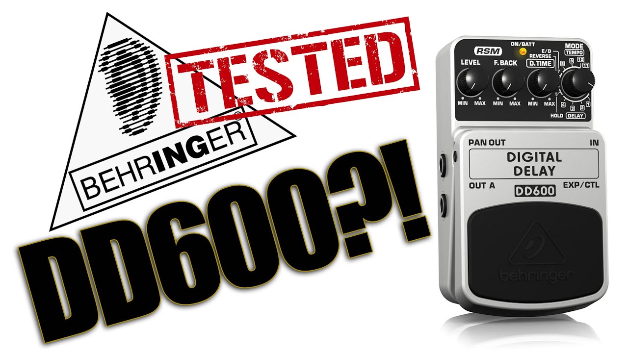 Tested Tuesday - Behringer Digital Delay DD600 - YouTube