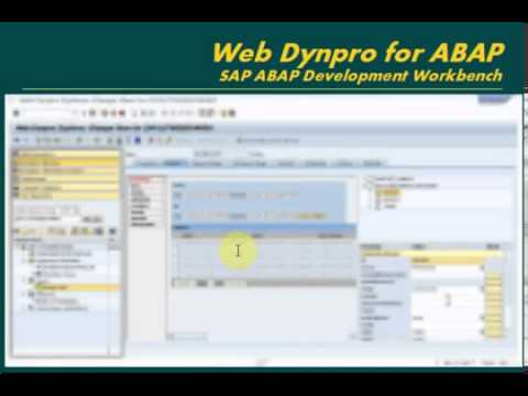 SAP ABAP Web Dynpro An introduction for beginners - YouTube