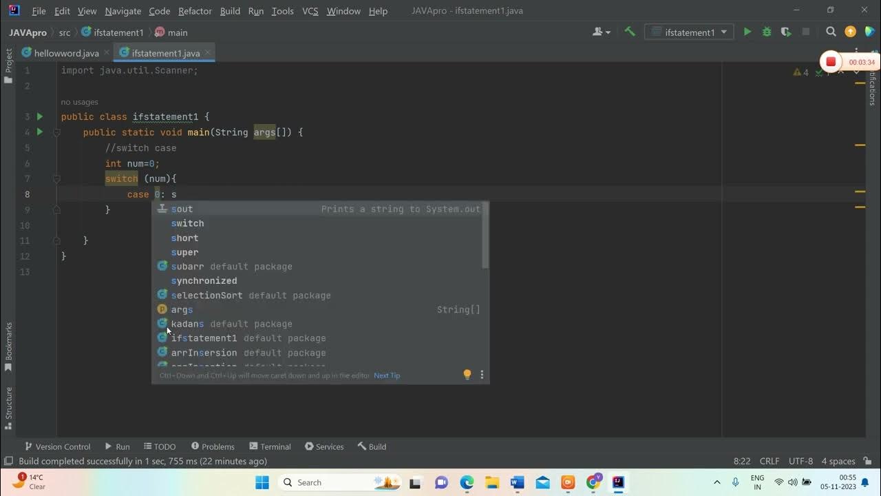 Java switch statement - YouTube