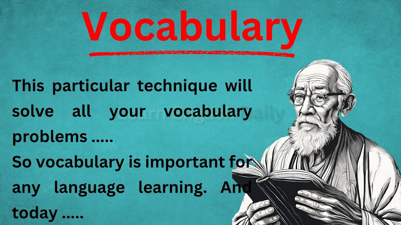 Build Your Vocabulary || How to enhance your vocabulary || Learn ...
