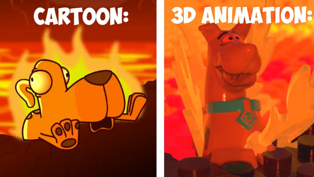 Shaggy has the High Ground - CARTOON VS 3D ANIMATION COMPARISON - YouTube