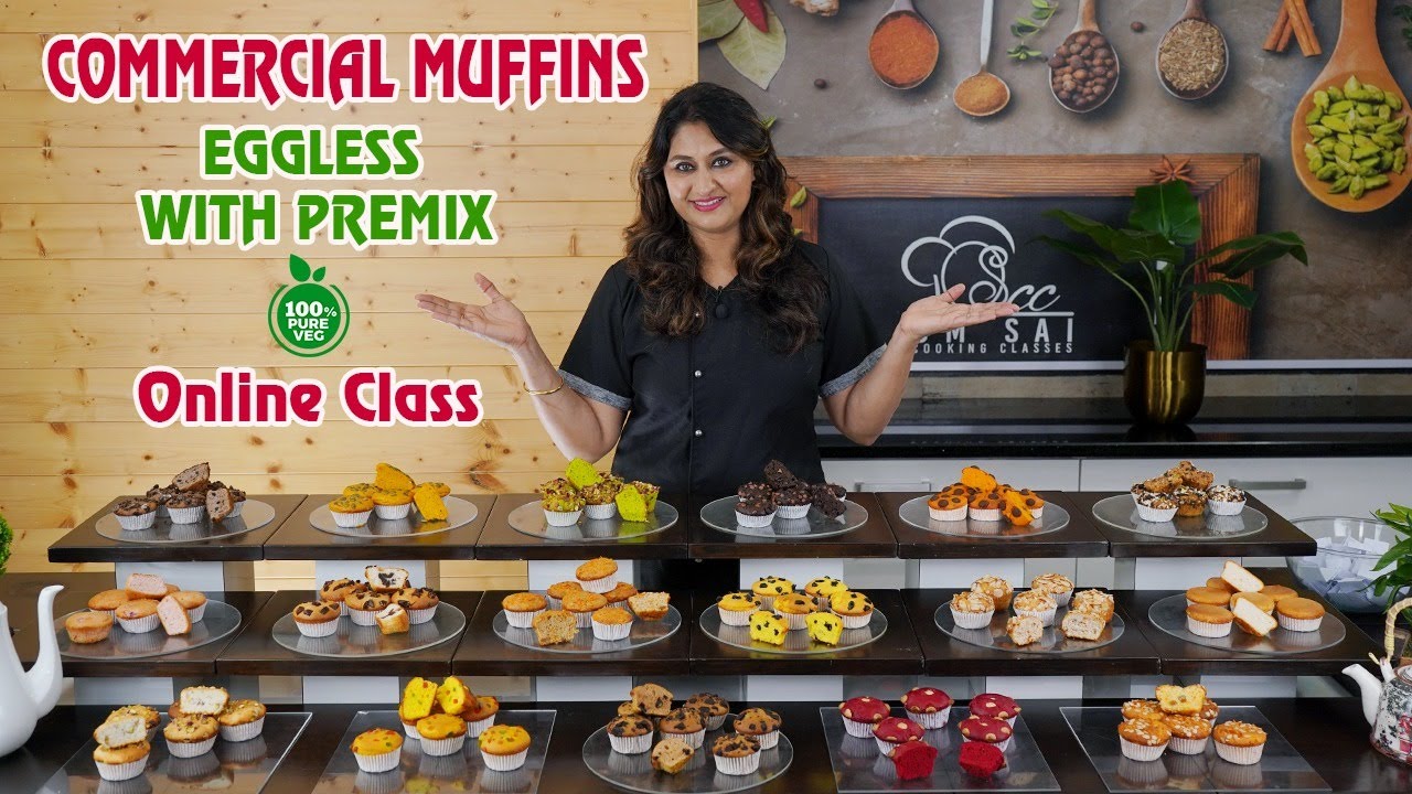 Commercial Muffins Eggless With Premix Online Class ☎️8551 8551 07 8551 ...