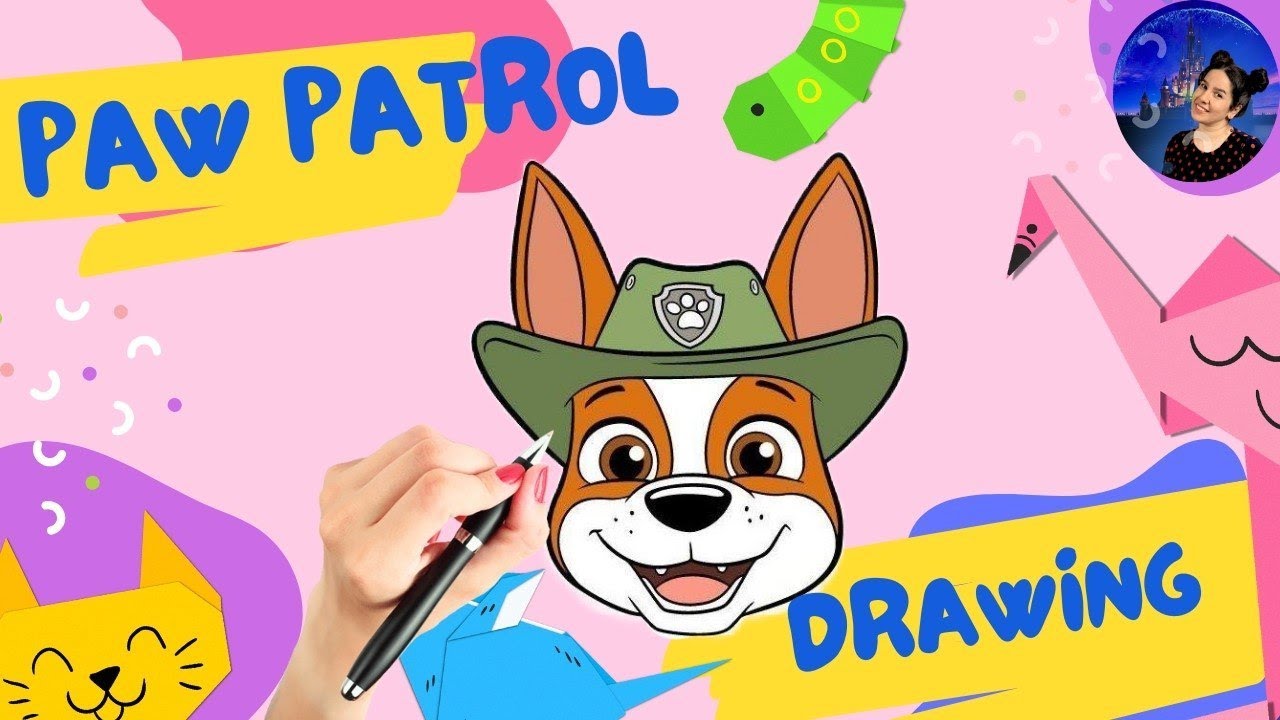 How to draw Paw patrol Easy and Step by step coloring. Paw Patrol ...