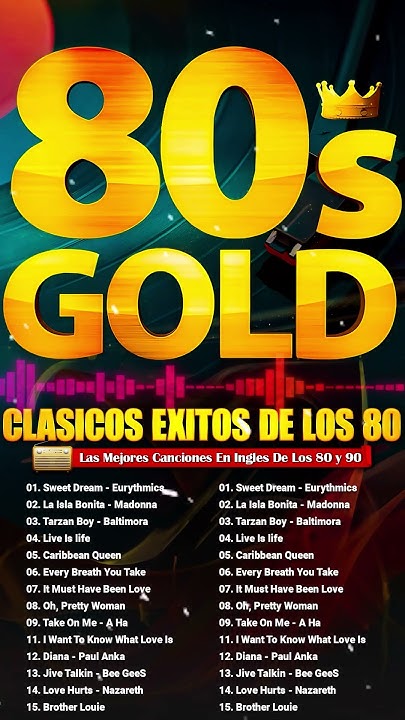 Retromix De Los 80 En Ingles - Grandes Exitos 80 y 90 En Ingles - 80s ...