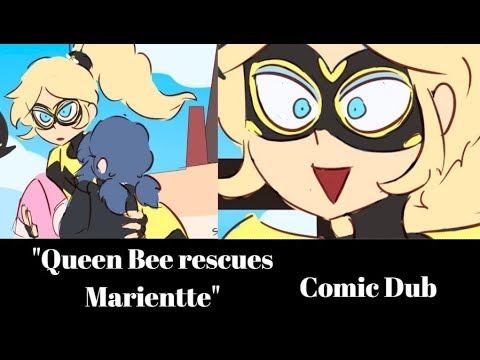 【Miraculous Ladybug Comic Dub】Queen Bee rescues Marinette - YouTube