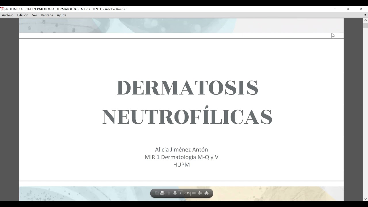 Dermatosis neutrofílicas - YouTube