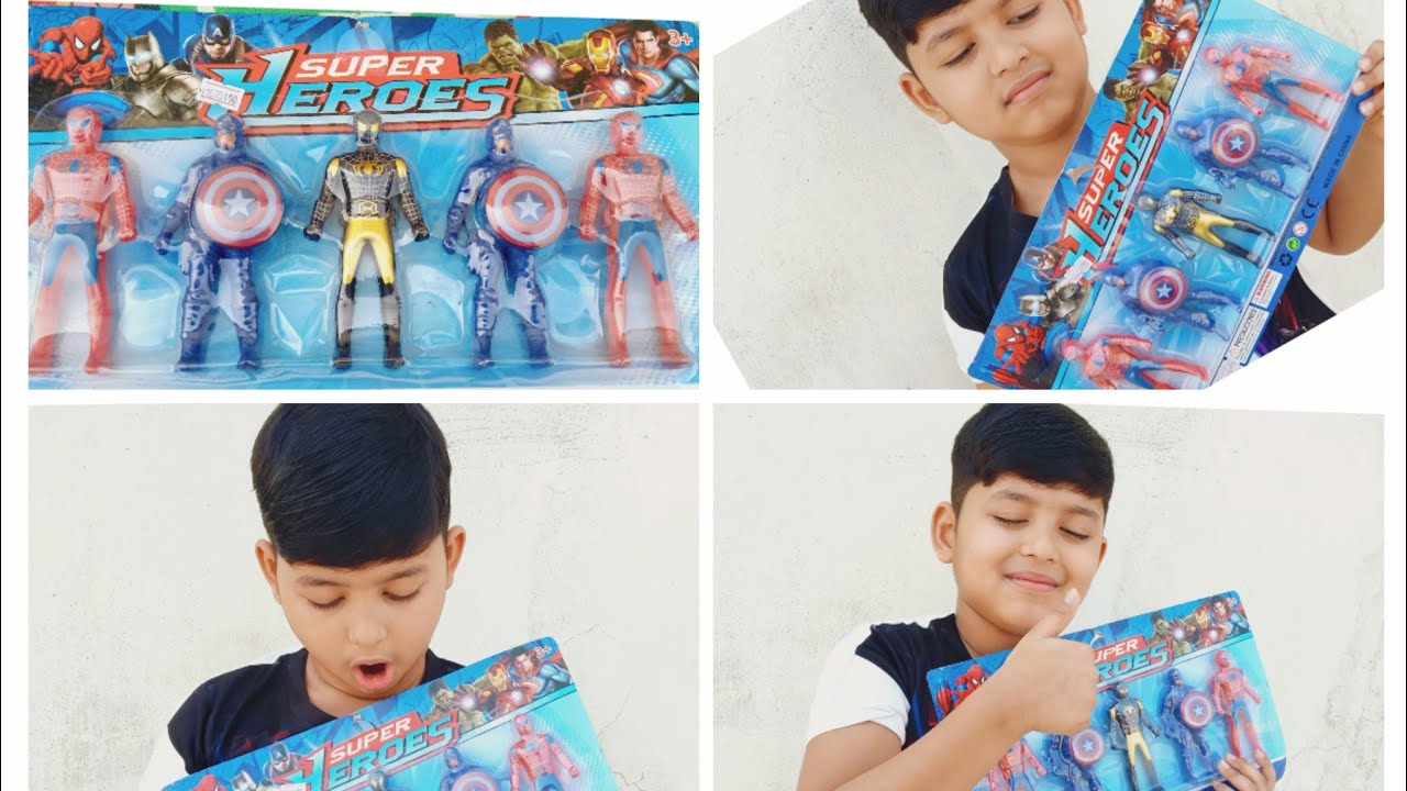 Super heroes Collection /Review And unboxing /Superhero Toys/surprised ...