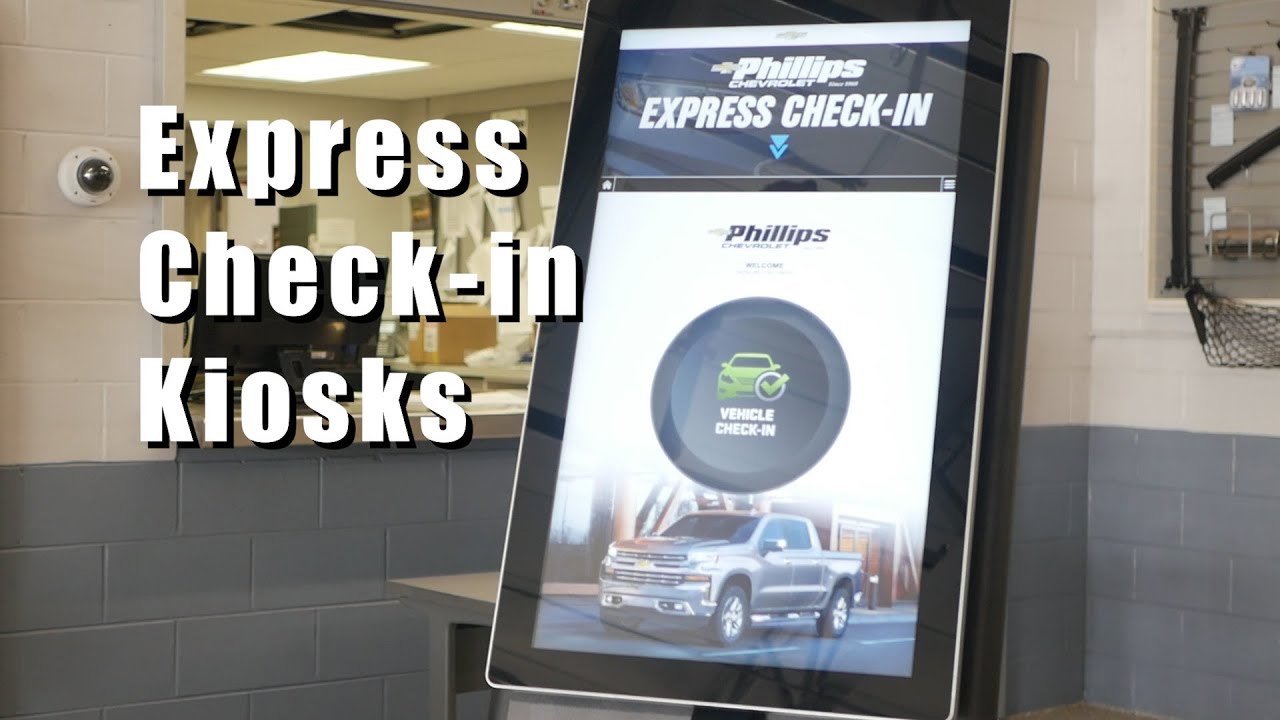 Express Check-in Kiosk | Phillips Chevrolet - YouTube