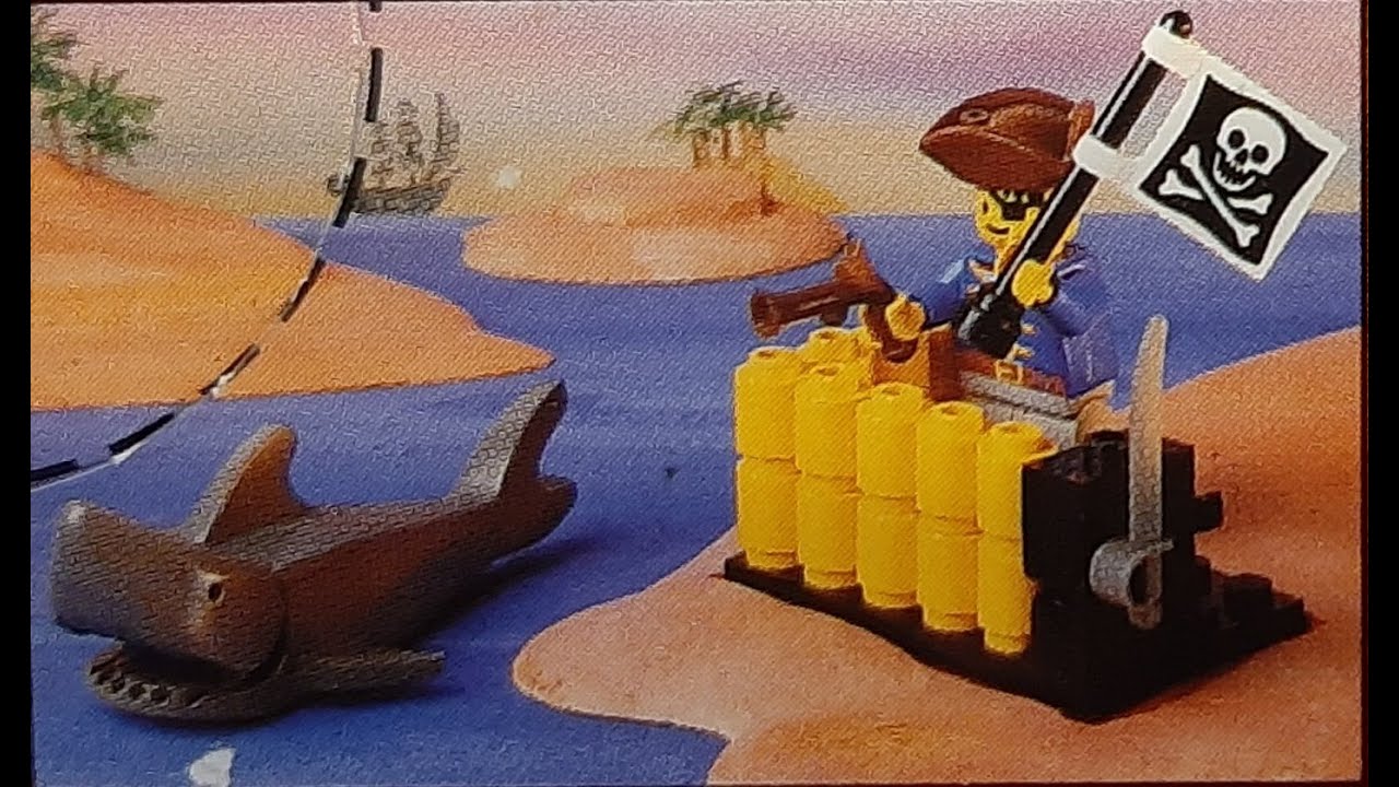 Lego 6234 - an instruction of alt. model B building - YouTube