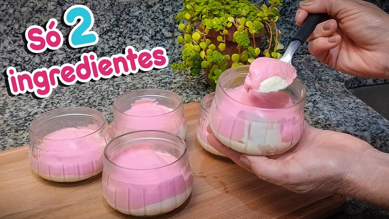 APENAS 2 INGREDIENTES Pronto Em 5 Minutos YouTube