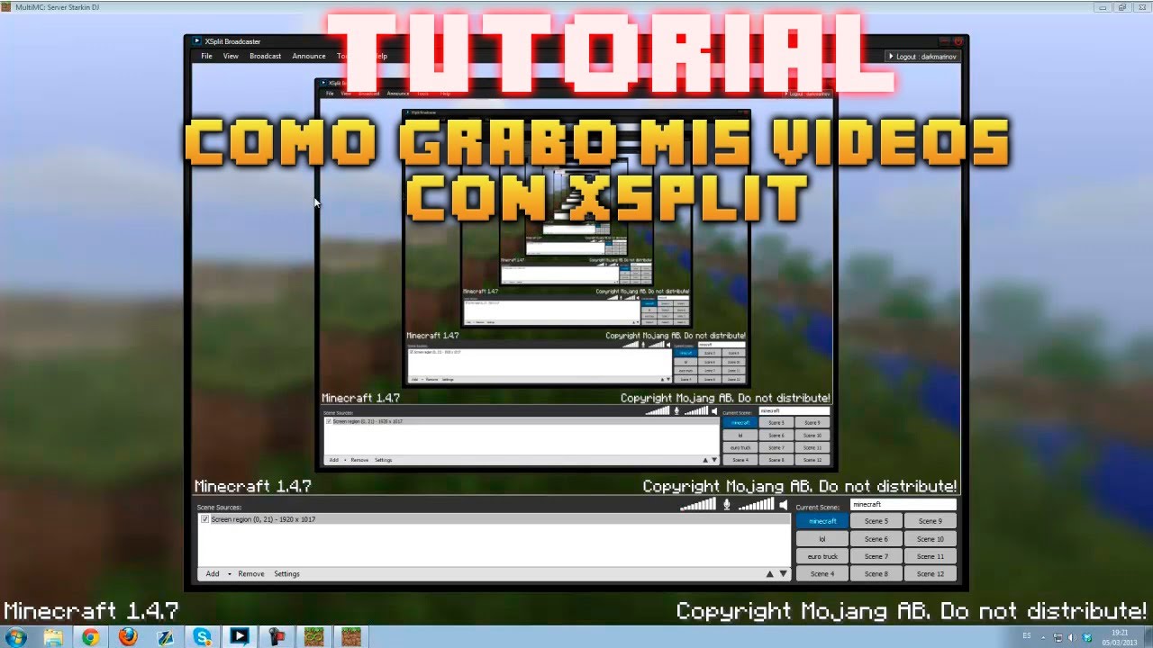 TUTORIAL | Como grabo mis vídeos con Xsplit - YouTube