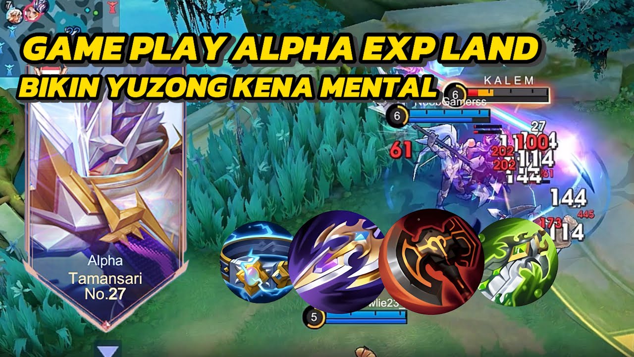 ALPHA EXP SAKIT PAKE BUILD INI #mobilelegends #mlbb #gaming - YouTube