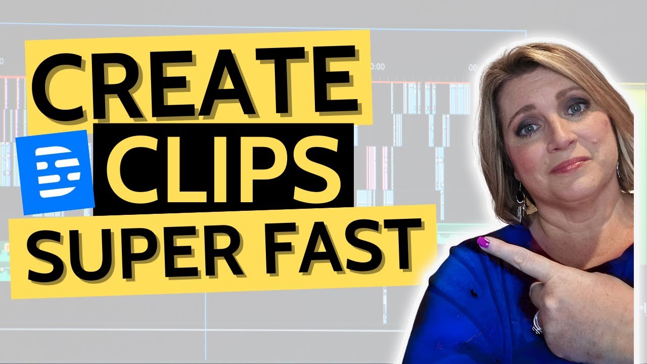 How to use Descript | Your Secret to FAST AND EASY Clips - YouTube