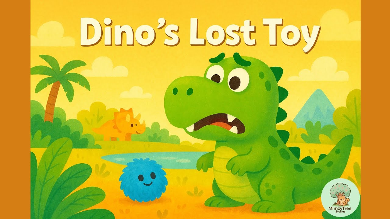 Dino's Lost Toy! 🦖 #KidsStory #Dinosaur #LostToy - YouTube
