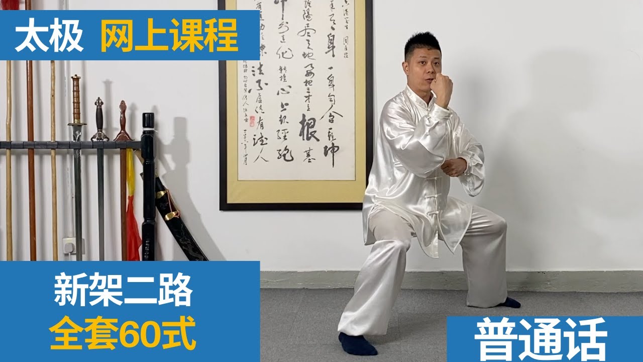 陈氏太极拳 新架二路 全套演练 周展程师傅 Youtube