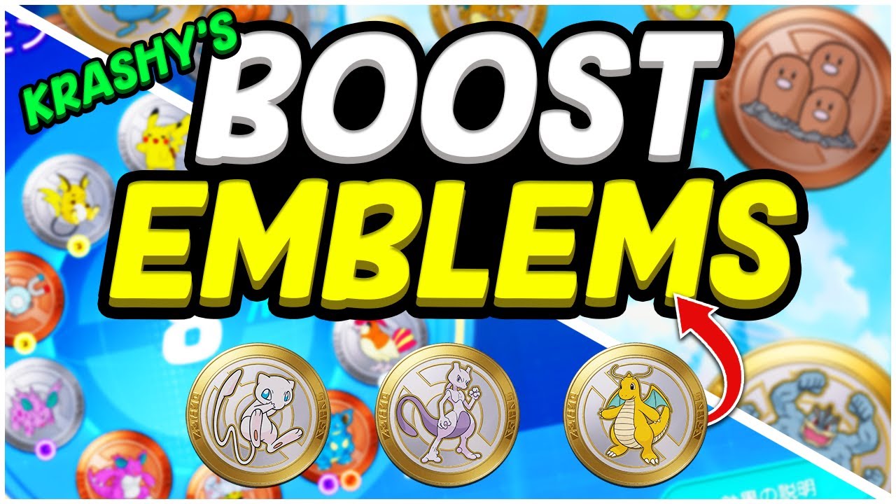 KRASHY REVEALS ALL HIS EMBLEM BUILDS! *8 Emblem Pages* - Pokemon Unite ...