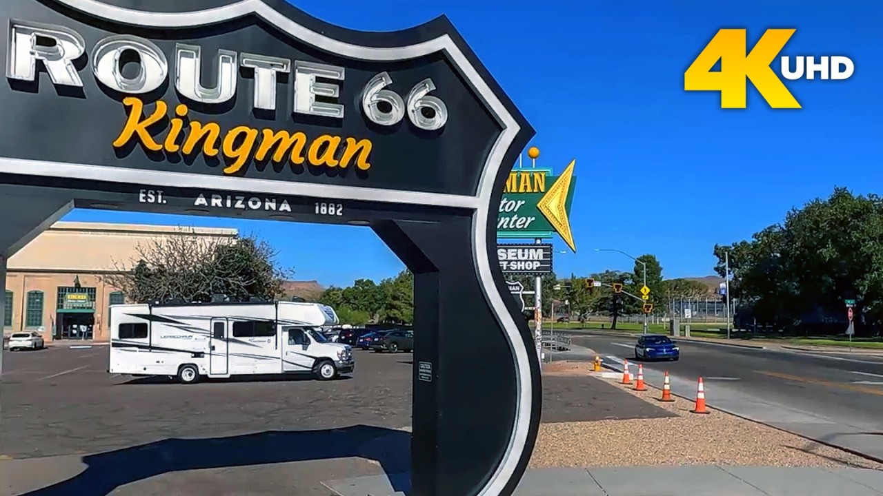 Historic Route 66 Kingman Arizona Driving Tour 4K - YouTube