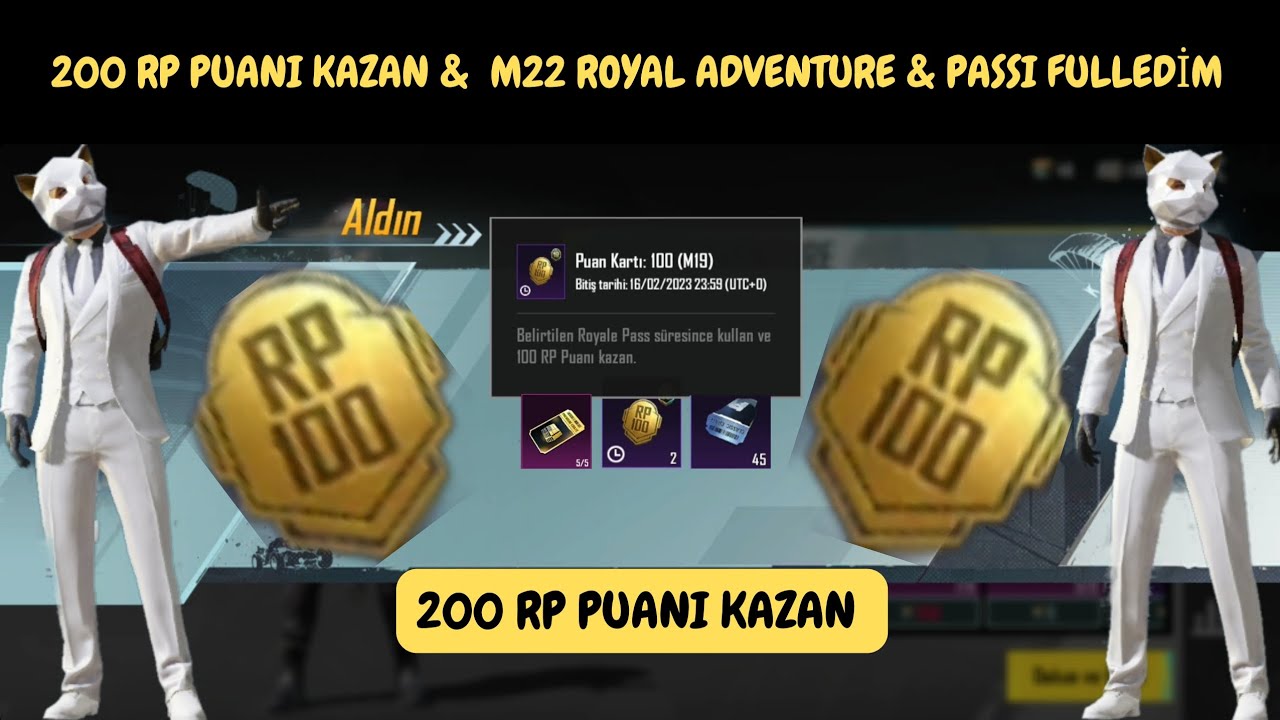200 RP Puanı Puanı & M22 Royal Adventure | Pubg Mobile Pass Fulledim & Premium Sandık Hayal Oldu ...