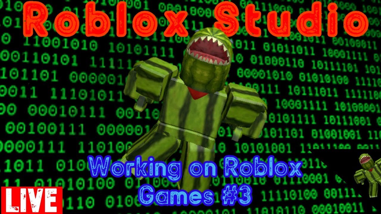 Working on a Roblox Game #3 | Roblox Studio Live - YouTube