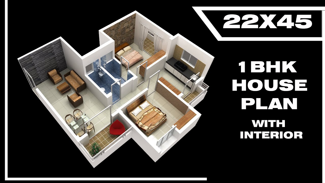 22X45 HOUSE PLANS & ELEVATION. - YouTube
