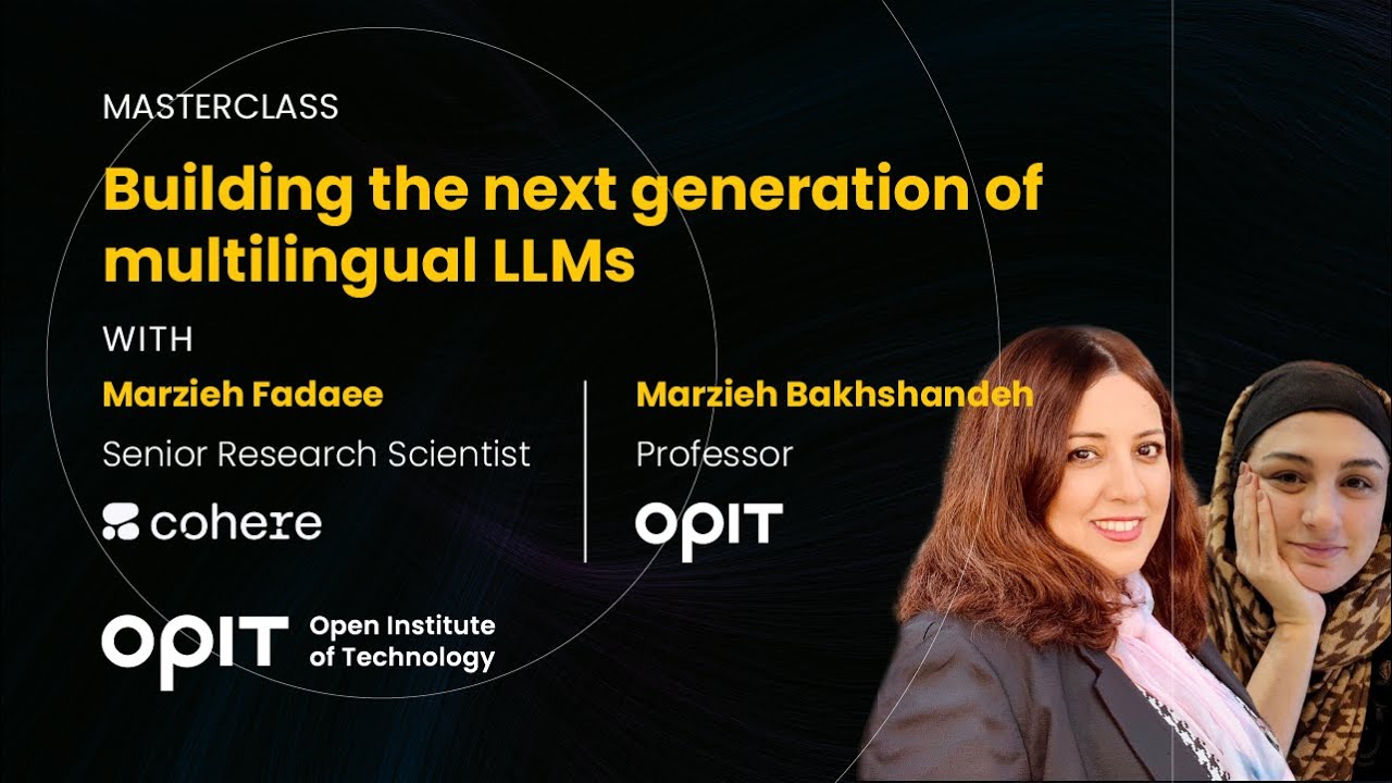 Building the next generation of multilingual LLMs - YouTube