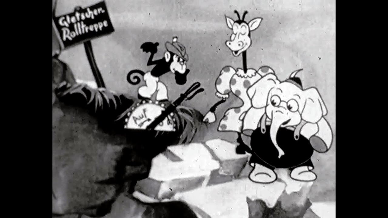 An Ozaphan cartoon, "The Summit Climbers", German Animation of the ...