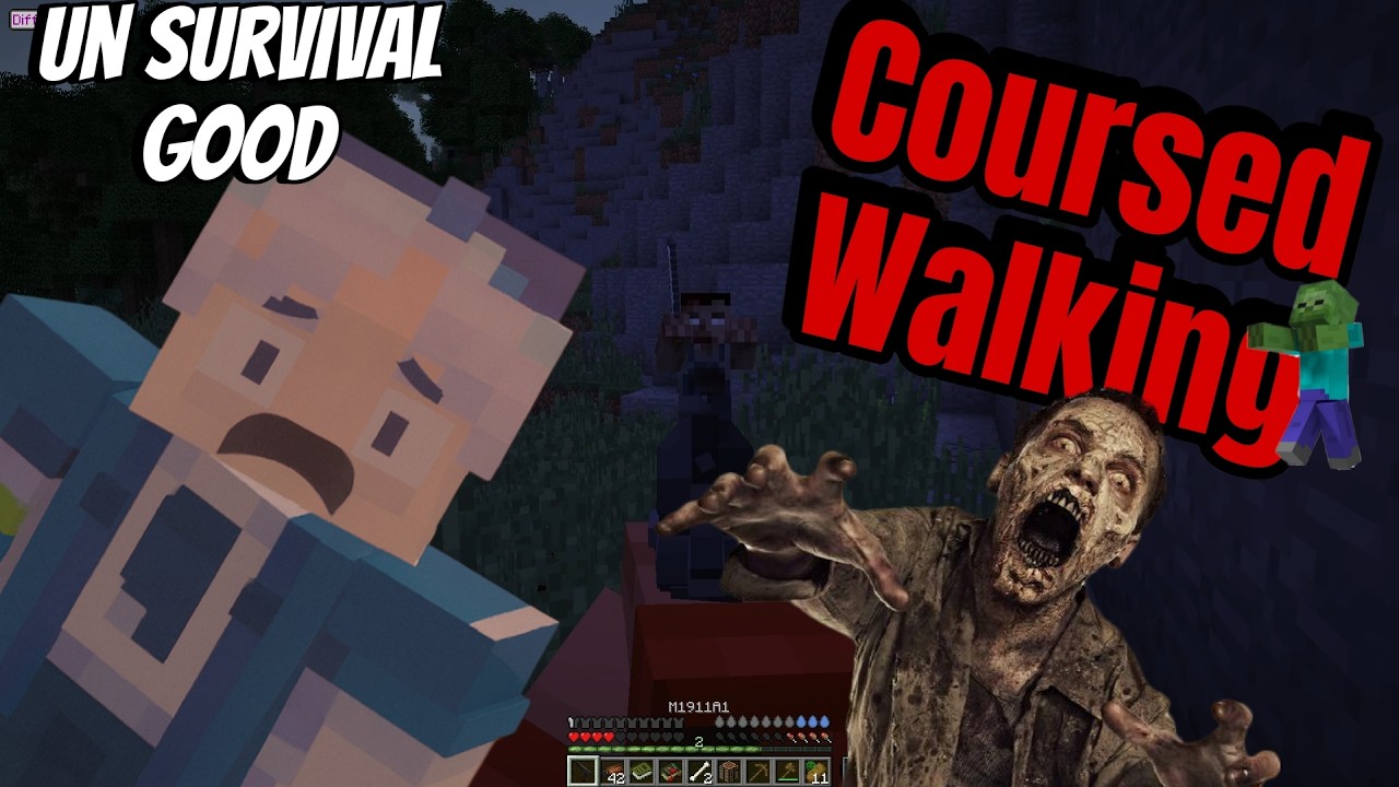 Este mod si da miedo - Cursed Zombie Minecraft parte 1 - YouTube