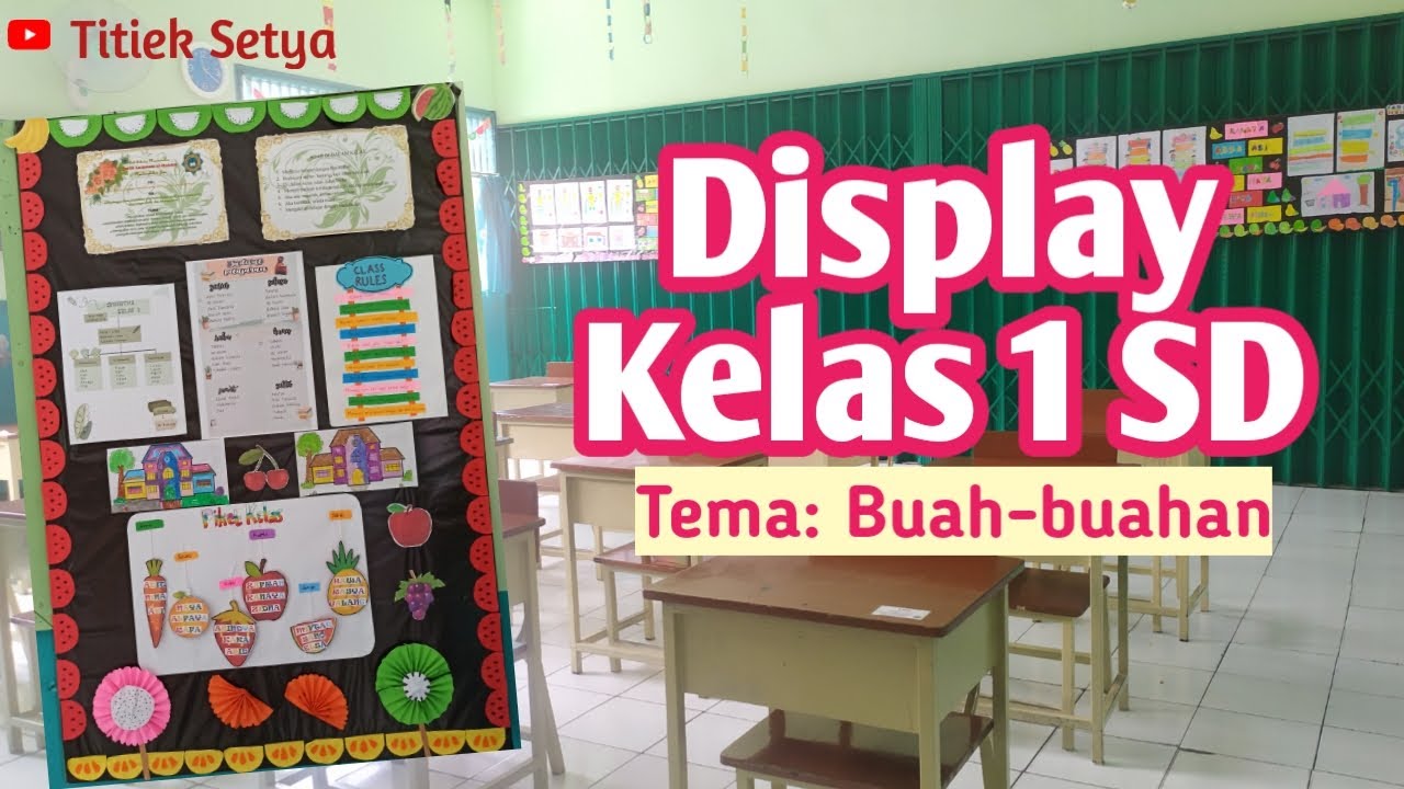 DEKORASI KELAS 1 SD #kelaskreatif - YouTube