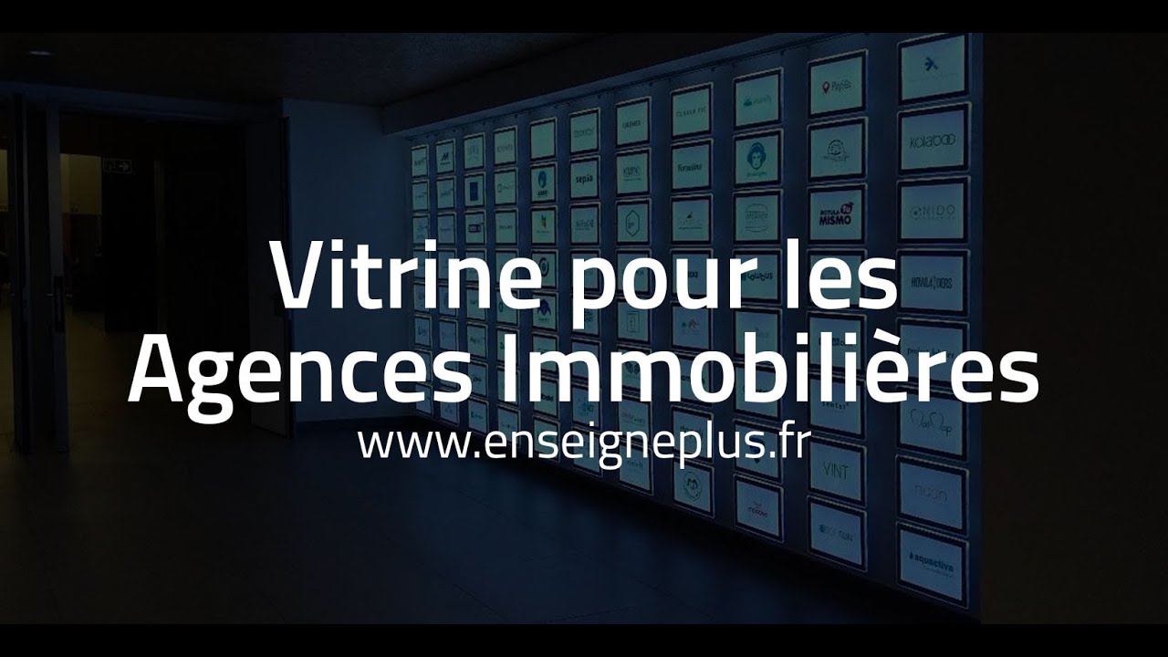 Vitrine pour les Agences Immobilières - YouTube