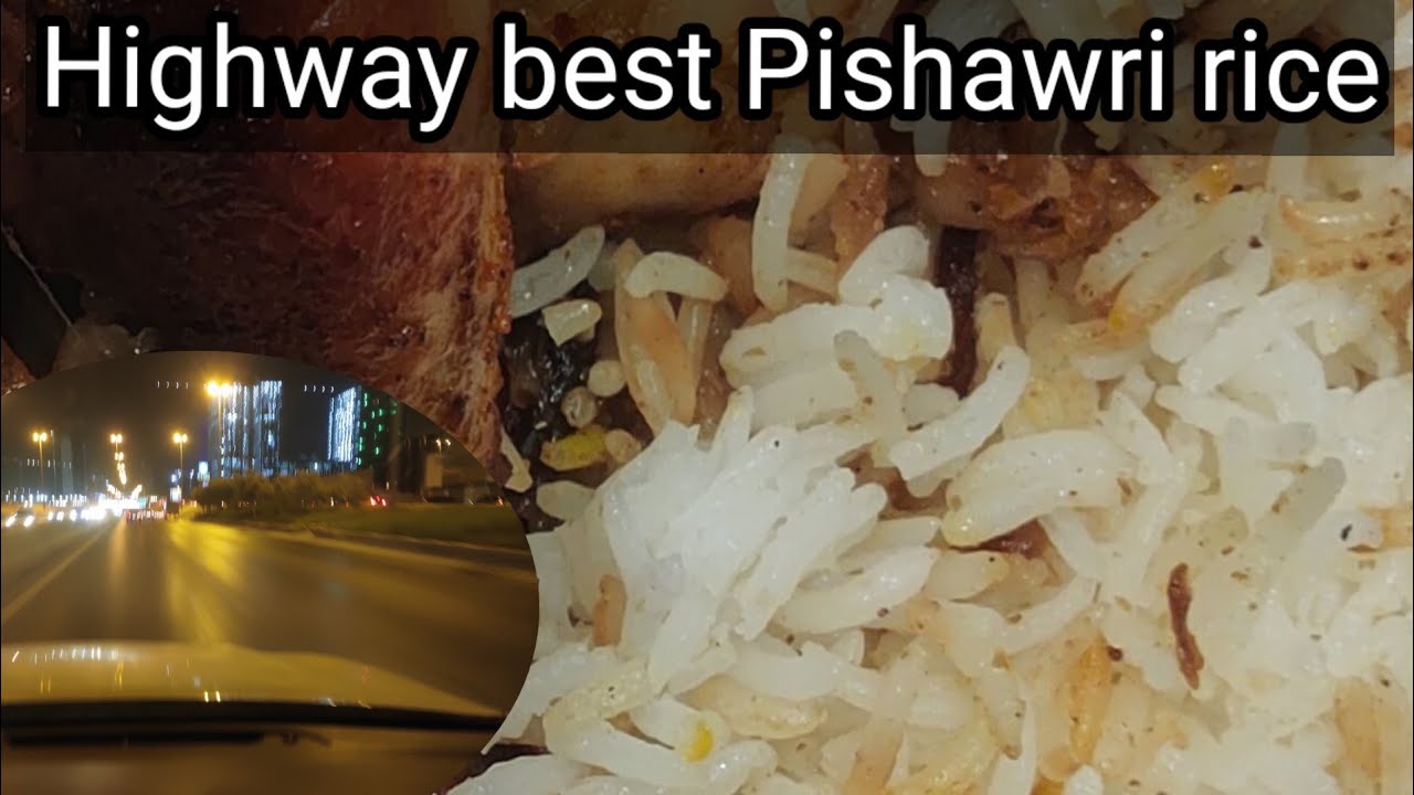 Highway dinner/peshawari chawal zaiqa rice/peshawar pulao - YouTube
