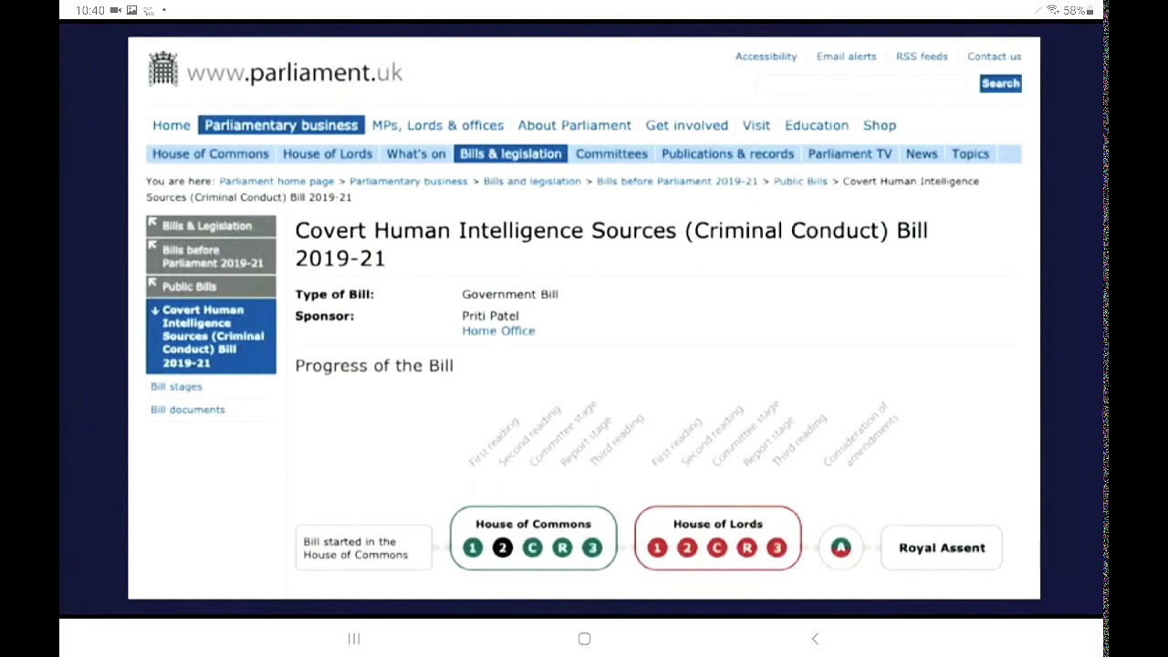UK Column - Covert Human Intelligence Sources (Criminal Conduct) Bill ...