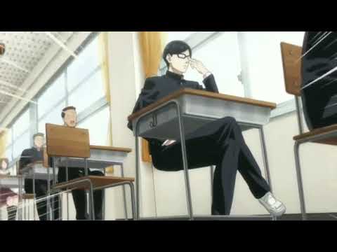 Removing chair when we sit. Sakamoto desu ka