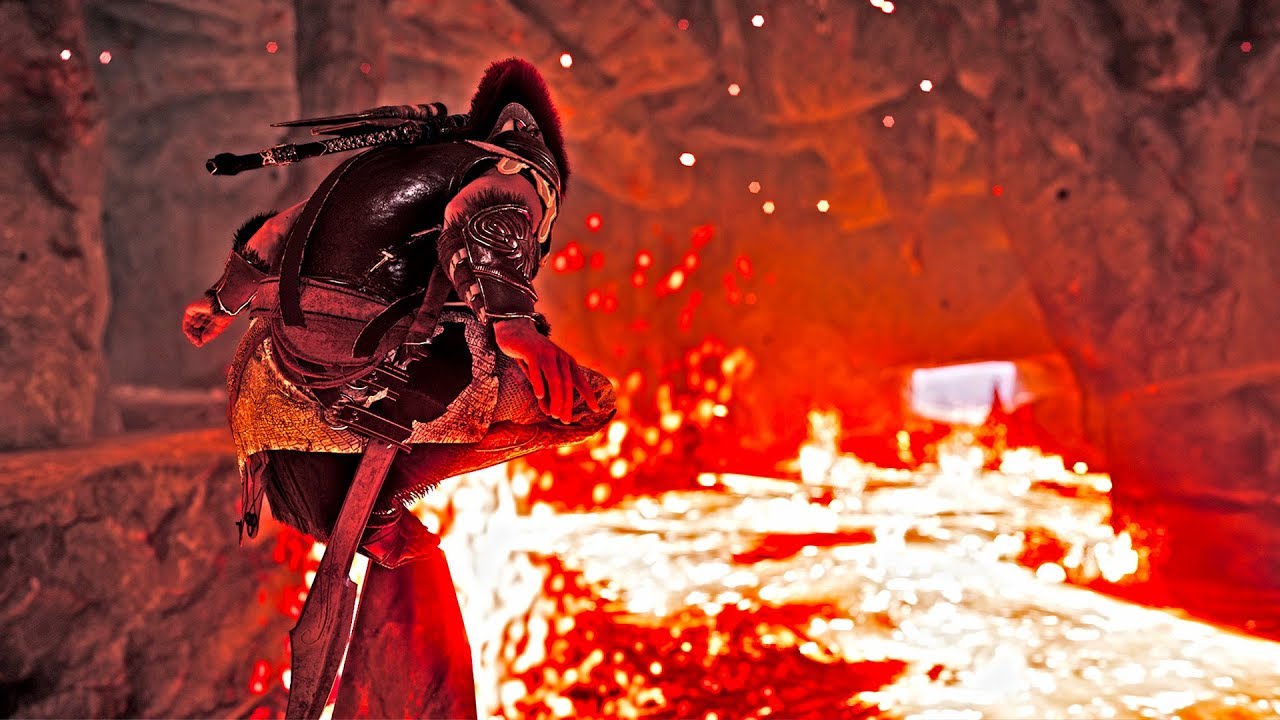 IMPENETRABLE VOLCANO in Assassin's Creed Odyssey! - YouTube