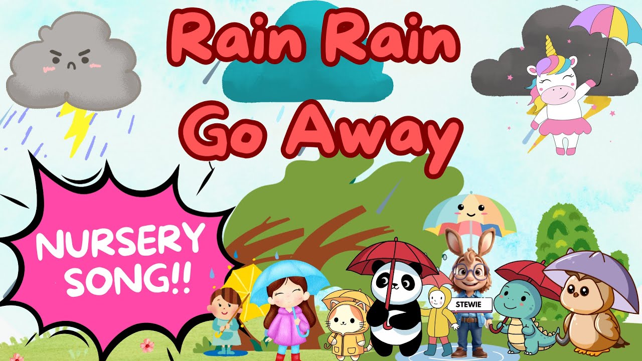 Rain Rain Go Away | Classic Nursery Rhyme & Kids Song English ☔🎶 - YouTube