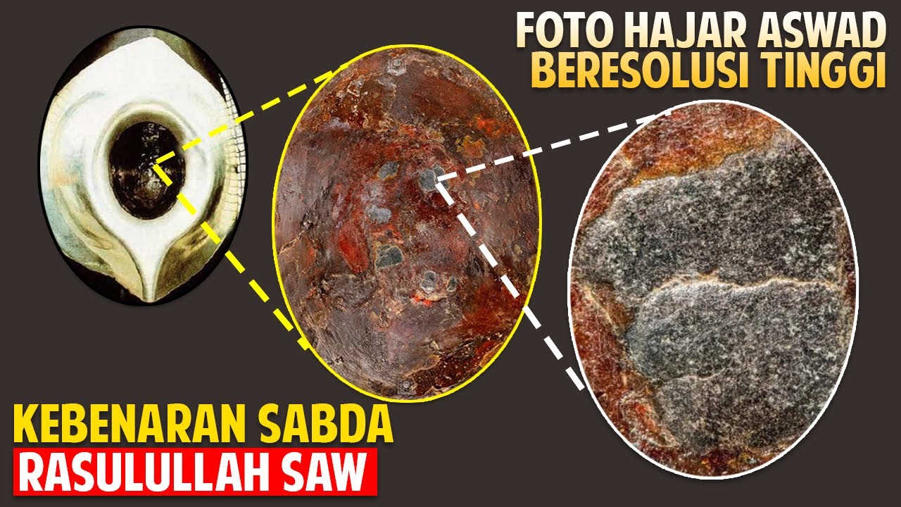 SUBHANALLAH, Inilah Keistimewaan Batu Hajar Aswad Setelah Di 'Zoom ...