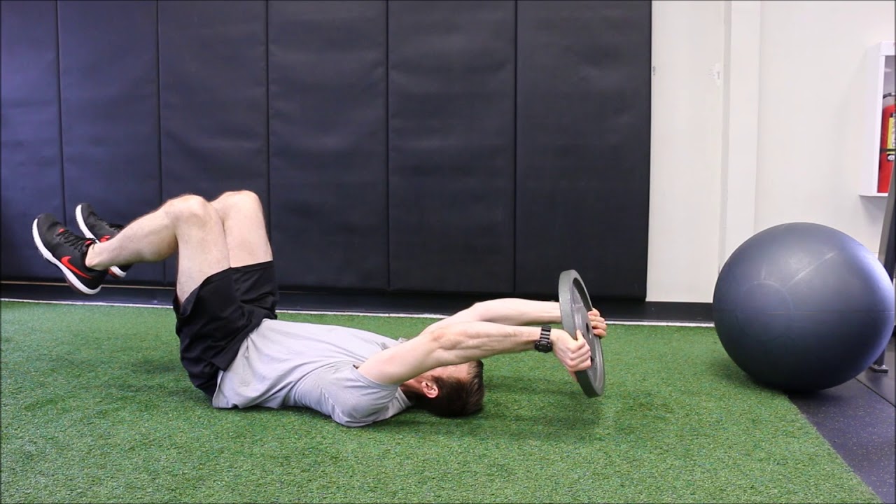 Deadbug Overhead Reach - YouTube