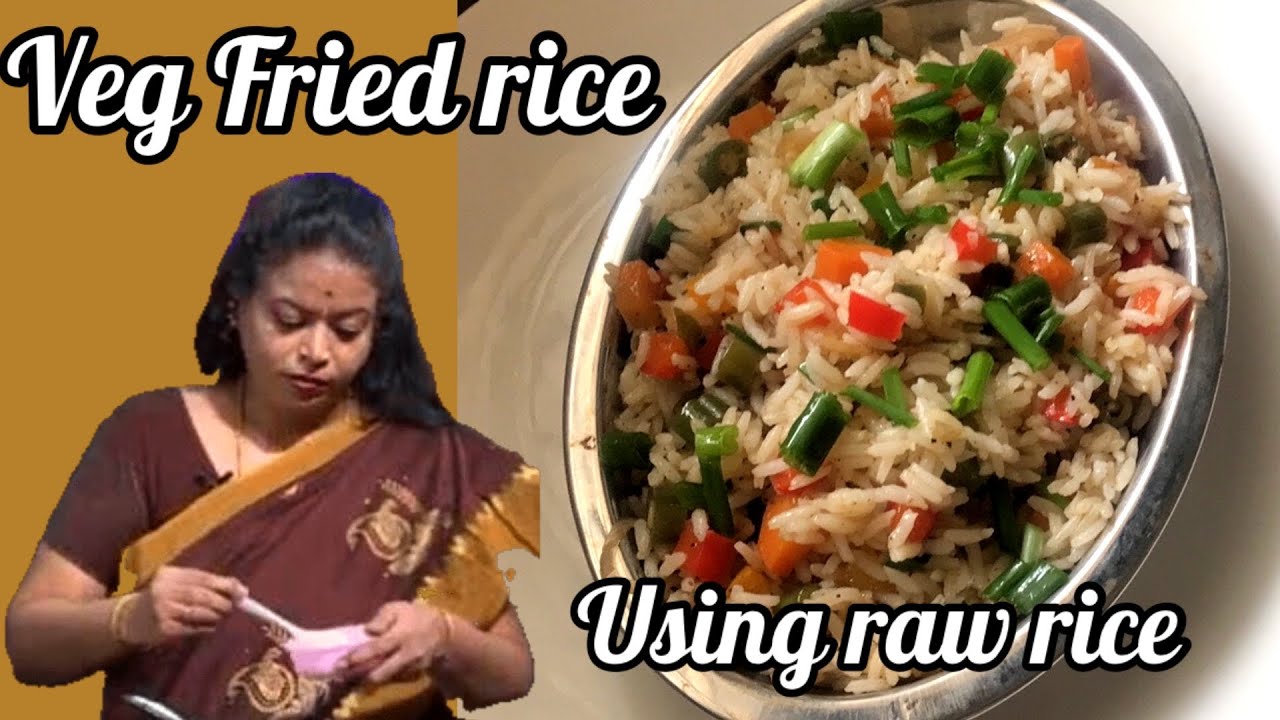 Veg Fried rice/ Chinese fried rice/ Easy fried rice recipe / Fried rice ...