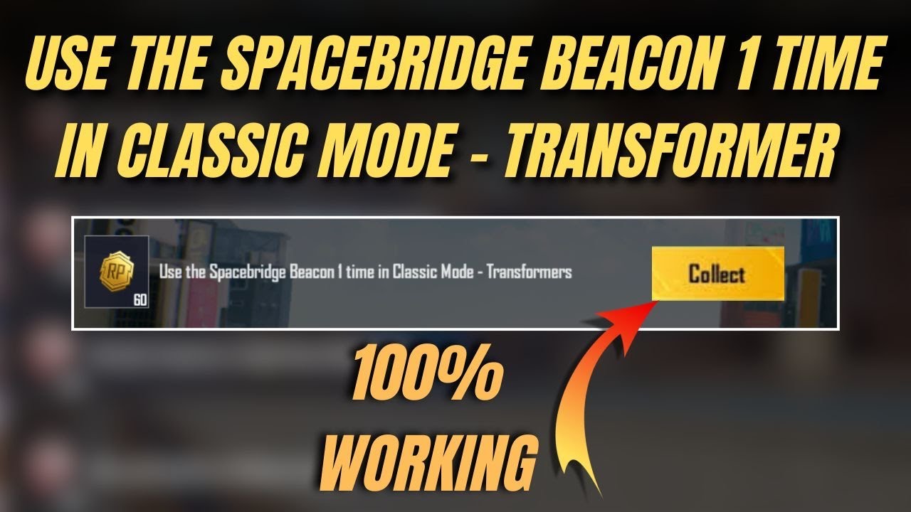 USE THE SPACEBRIDGE BEACON 1 TIME IN CLASSIC MODE TRANSFORMERS - YouTube