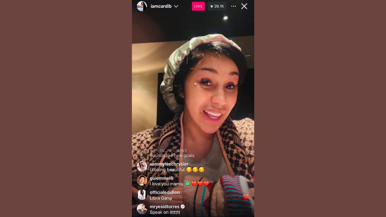 Cardi B Instagram live | November 25, 2024 - YouTube