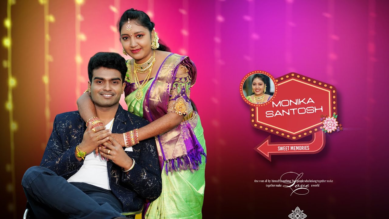 Monika bala Weds Santosh Wedding Promo - YouTube