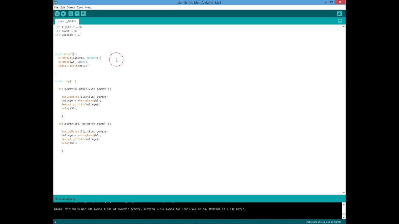 Get Started With Arduino Analog Input And Output And For Loops And 8980